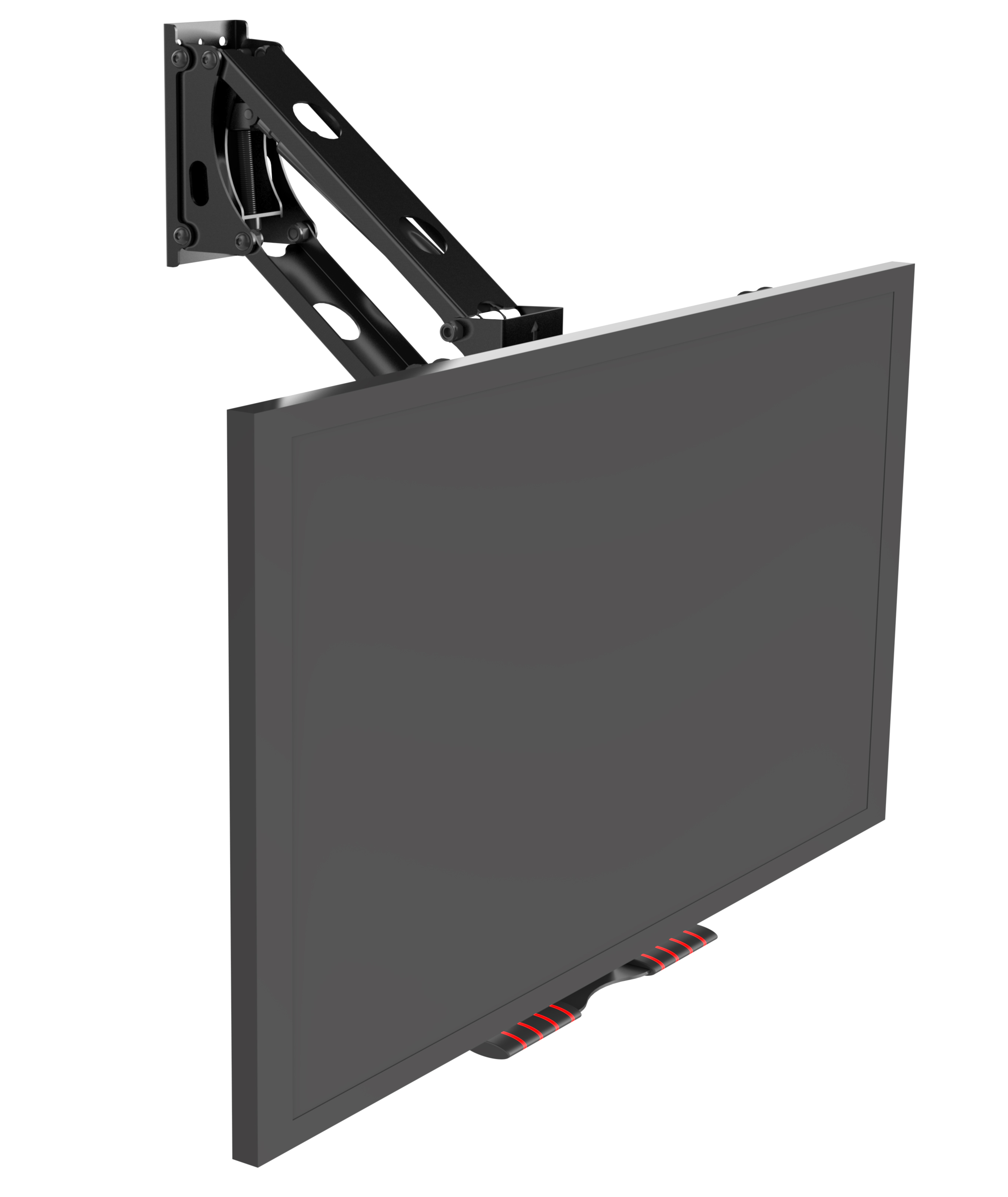 TranquilMount UK TMO400B - Pull down TV wall mount for TVs between 32"- 50"