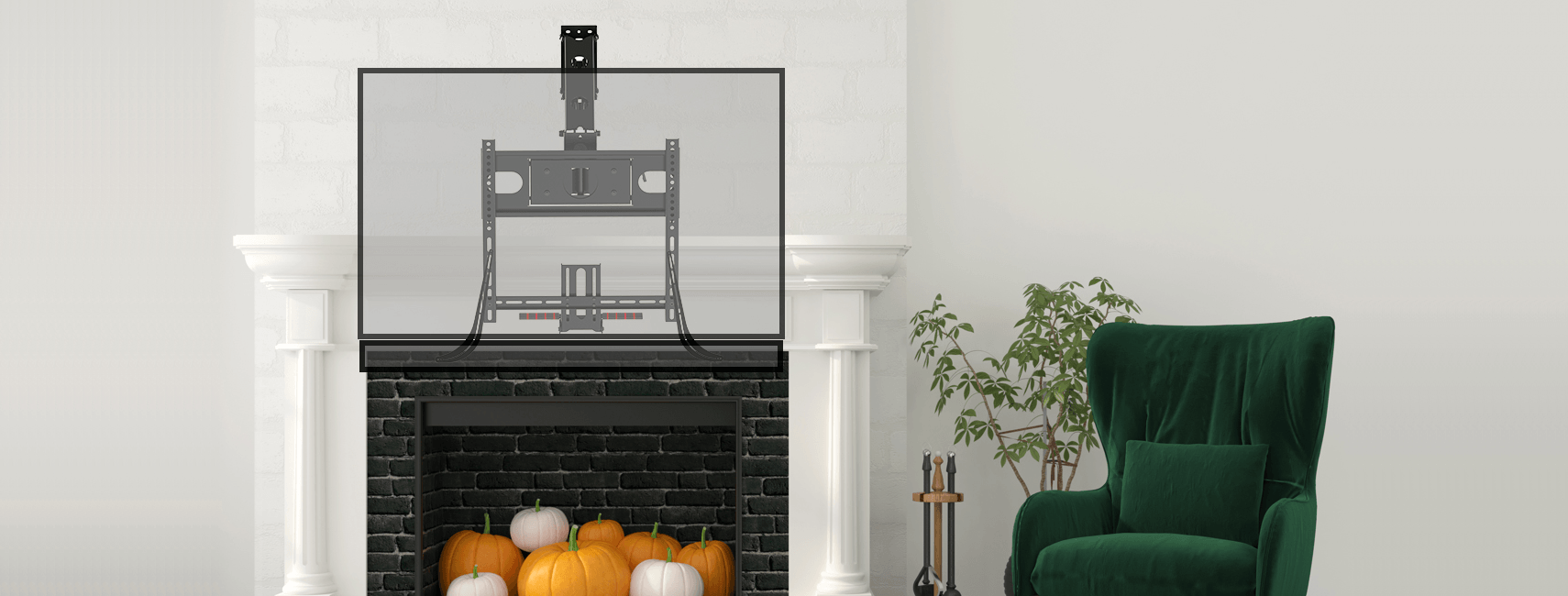 Pull Down TV Mount UK | Easy Lowering Bracket by Tranquil Mount